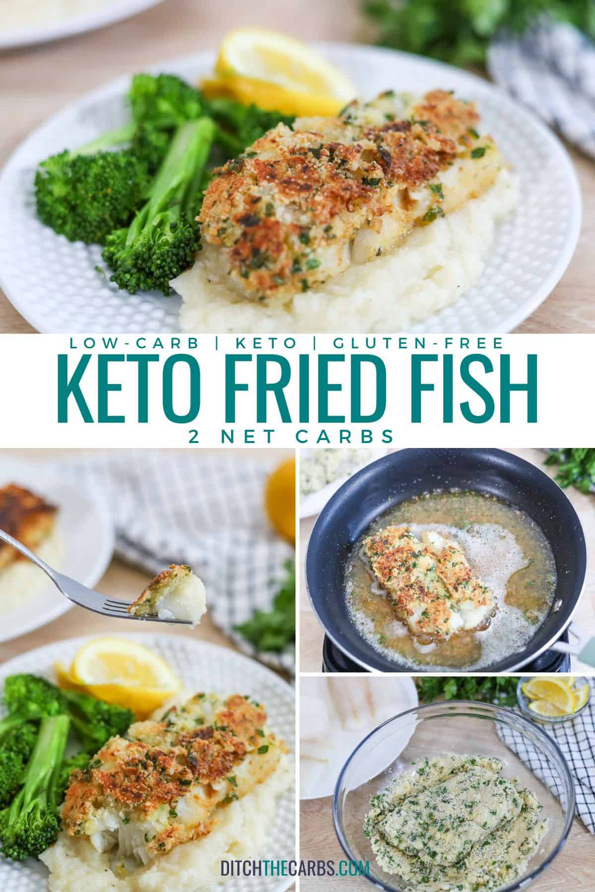 Easy Crunchy Keto Fried Fish (Flourless Keto Breading) - Thinlicious