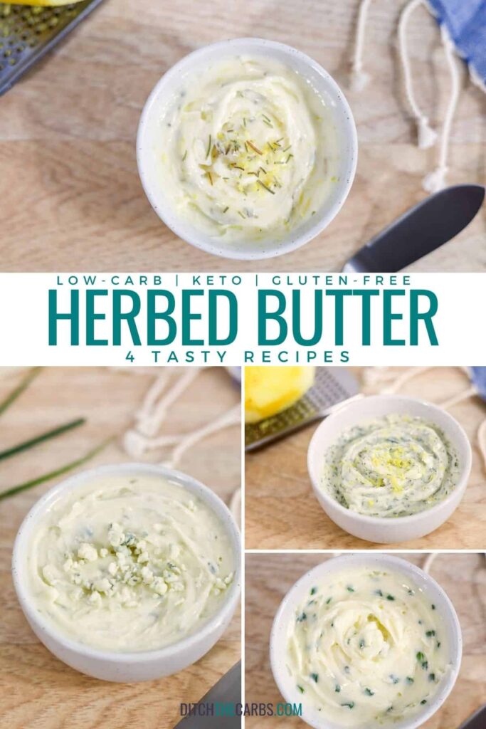 Quick Homemade Herb Butter Recipe (4 Flavours) - Thinlicious
