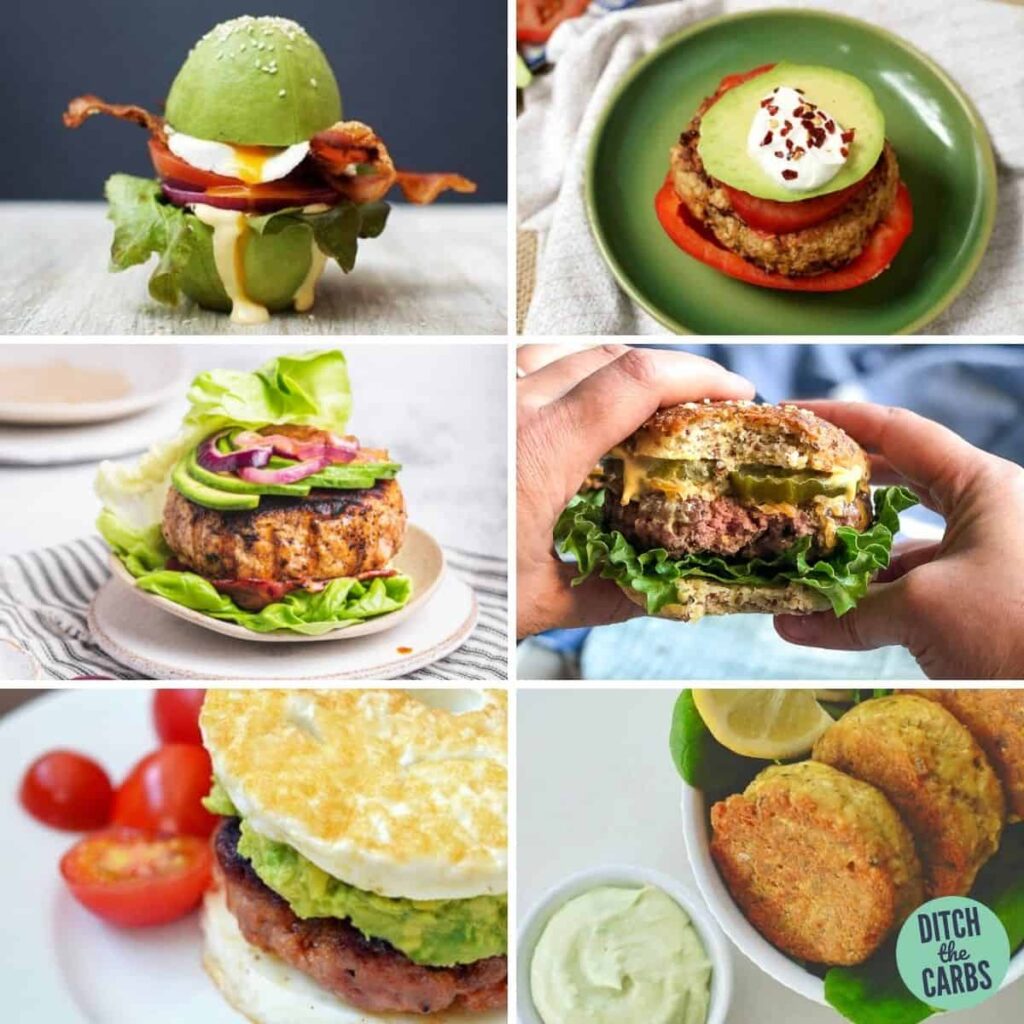 Best Keto Bunless Burger (No Bun Burger) - Thinlicious