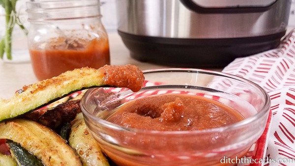 Quick Sugar-Free Instant Pot Ketchup (2.8G Net Carbs) - Thinlicious