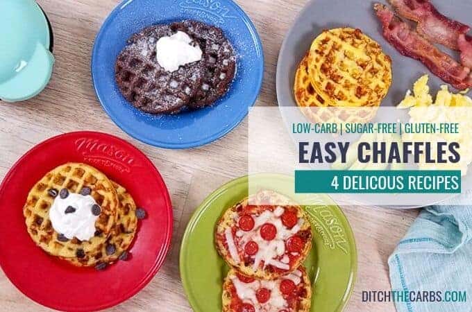 How To Make Chaffles 4 Ways (Free Cookbook) - Thinlicious