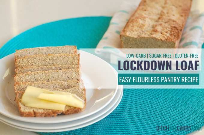 Easy Flourless Yeast-Free Bread (Low-Carb ) (1.9g carbs)