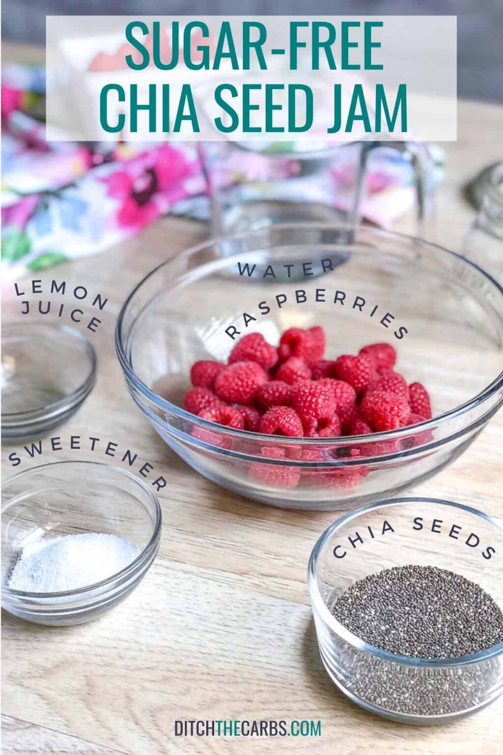 🍓Easy Sugar-Free Chia Seed Jam Recipe (Low-Carb) - Thinlicious