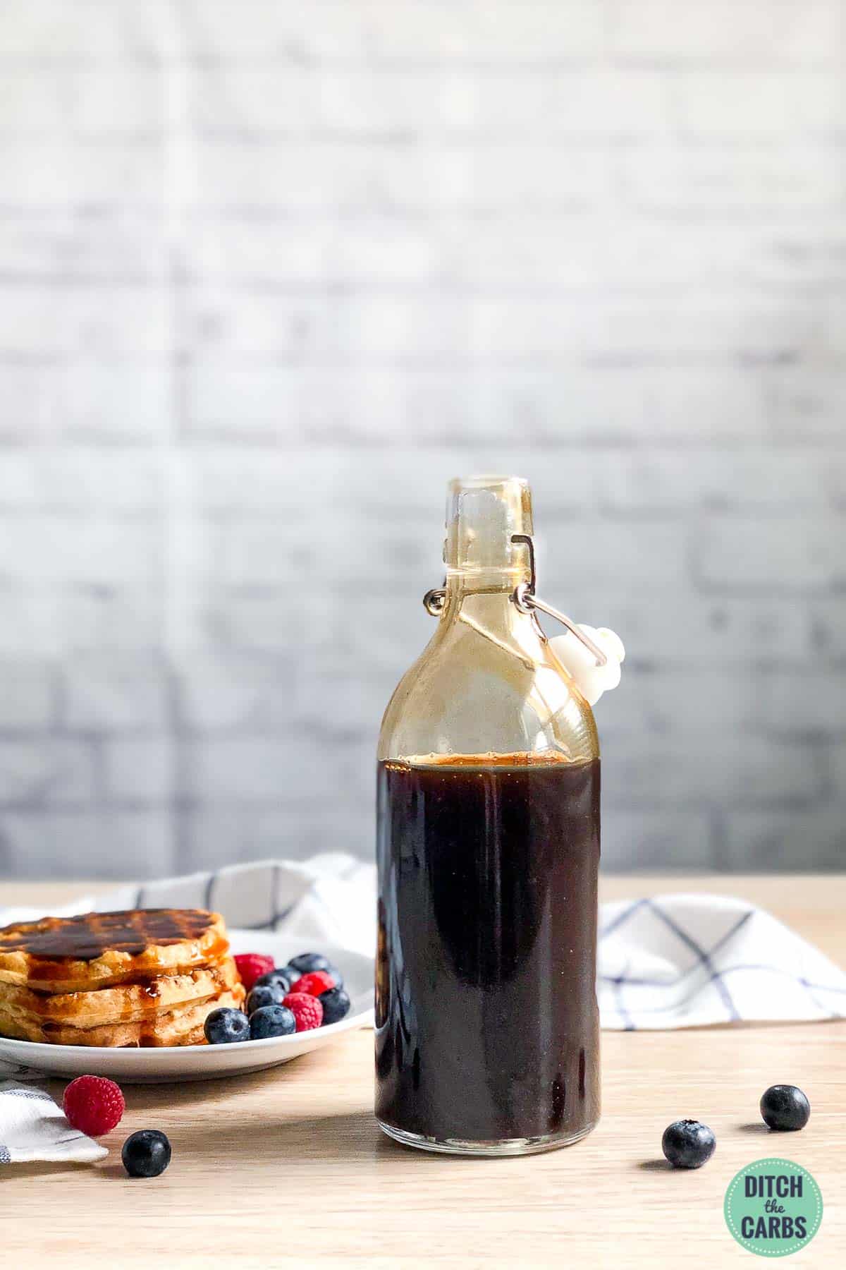 Easy Homemade Sugar-Free Keto Syrup (Low-Carb) - Thinlicious