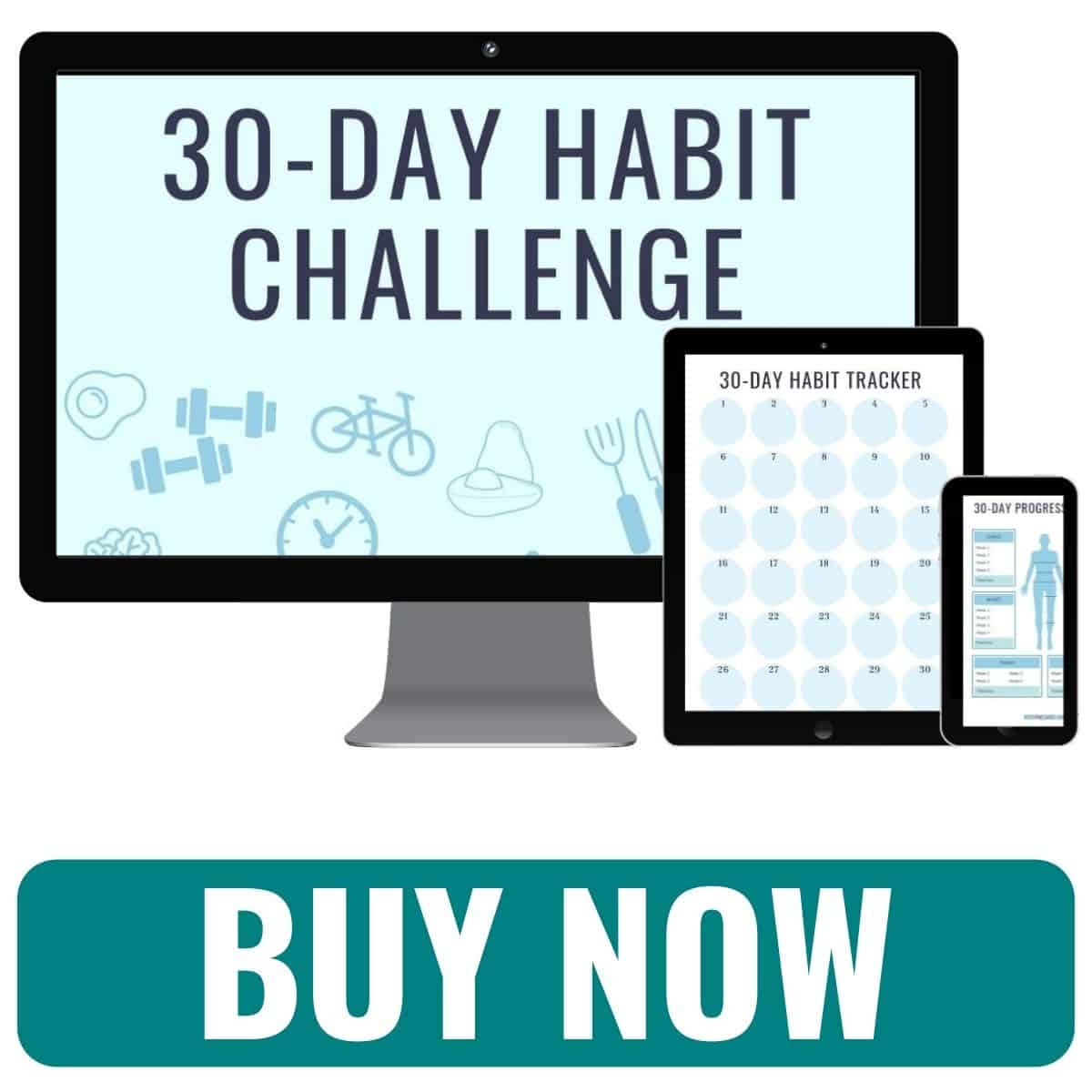 30-Day Habit Challenge - the best printable habit tracker