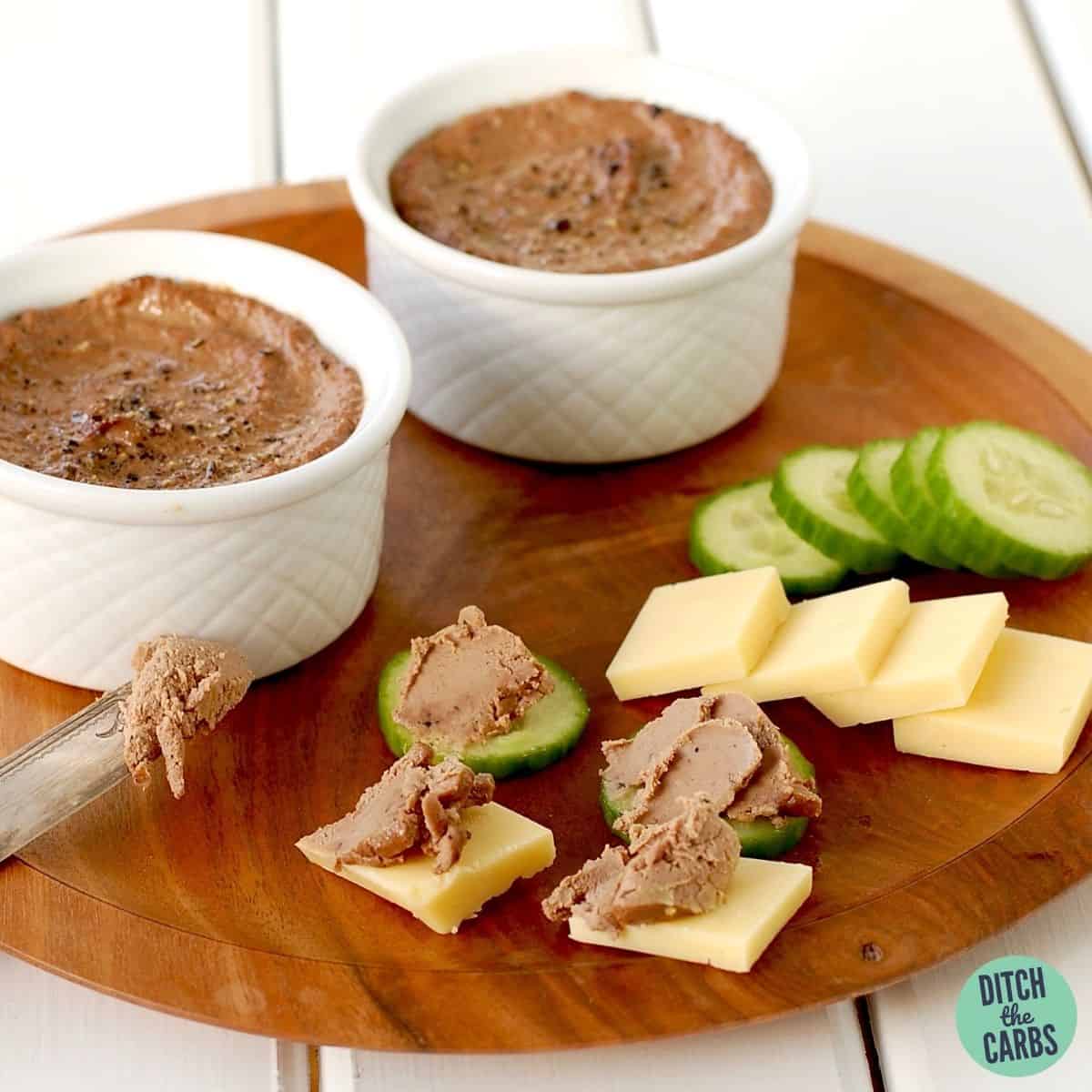 Super Easy Keto Garlic Pate (3 Ingredients) - Thinlicious