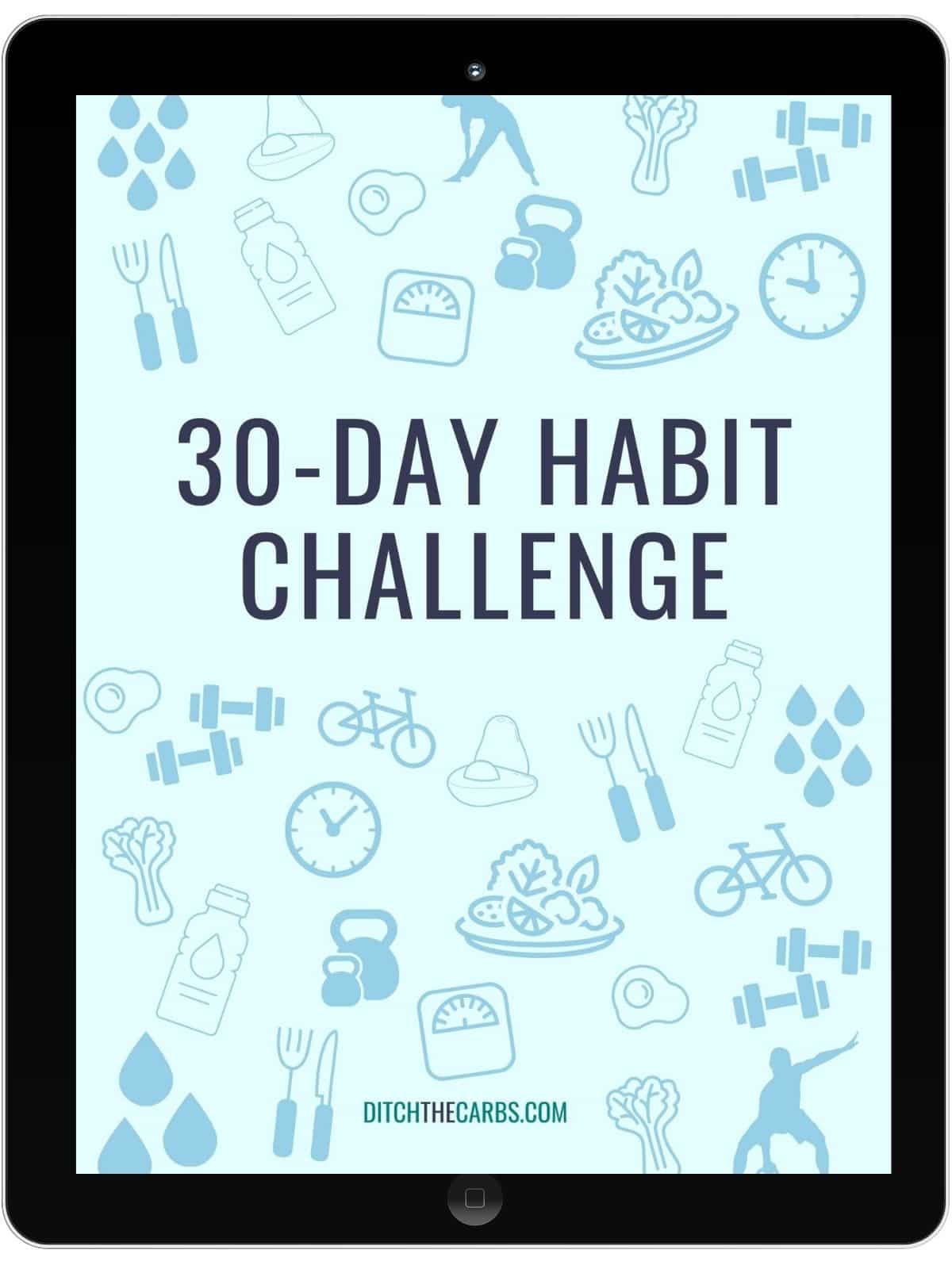 30-Day Habit Challenge - the best printable habit tracker