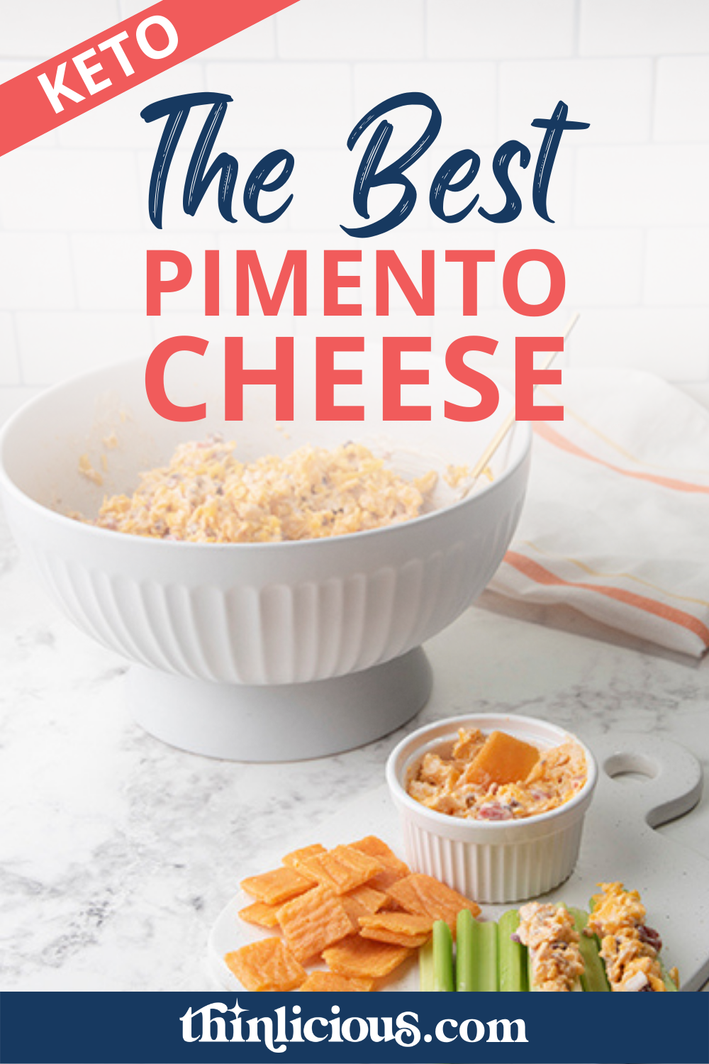 The Best Pimento Cheese (Easy and Low Carb) - Thinlicious