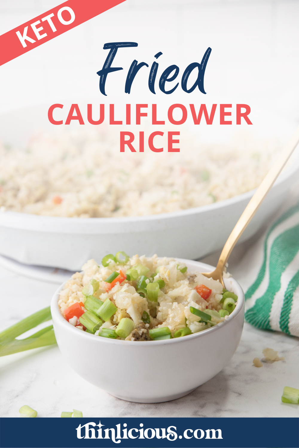 Easy Cauliflower Fried Rice - 20 Minute Recipe