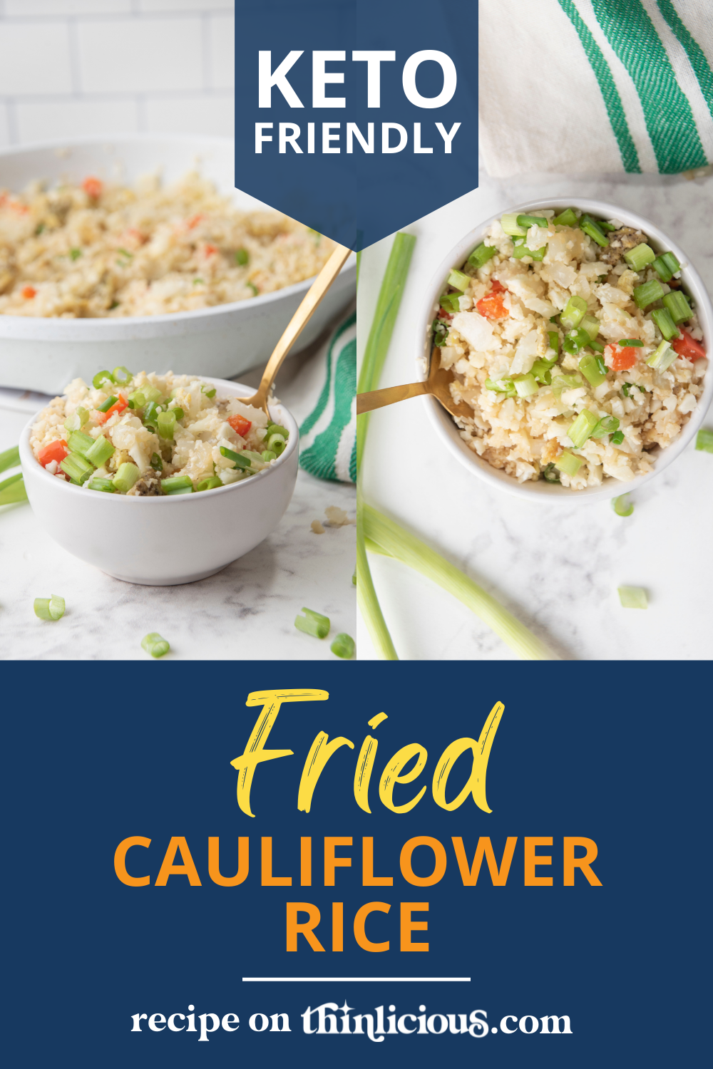 Easy Cauliflower Fried Rice - 20 Minute Recipe