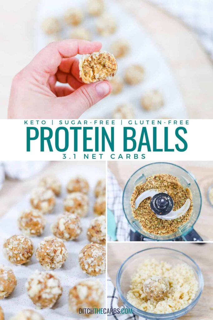 Quick Keto Protein Balls (No-Bake) - Thinlicious
