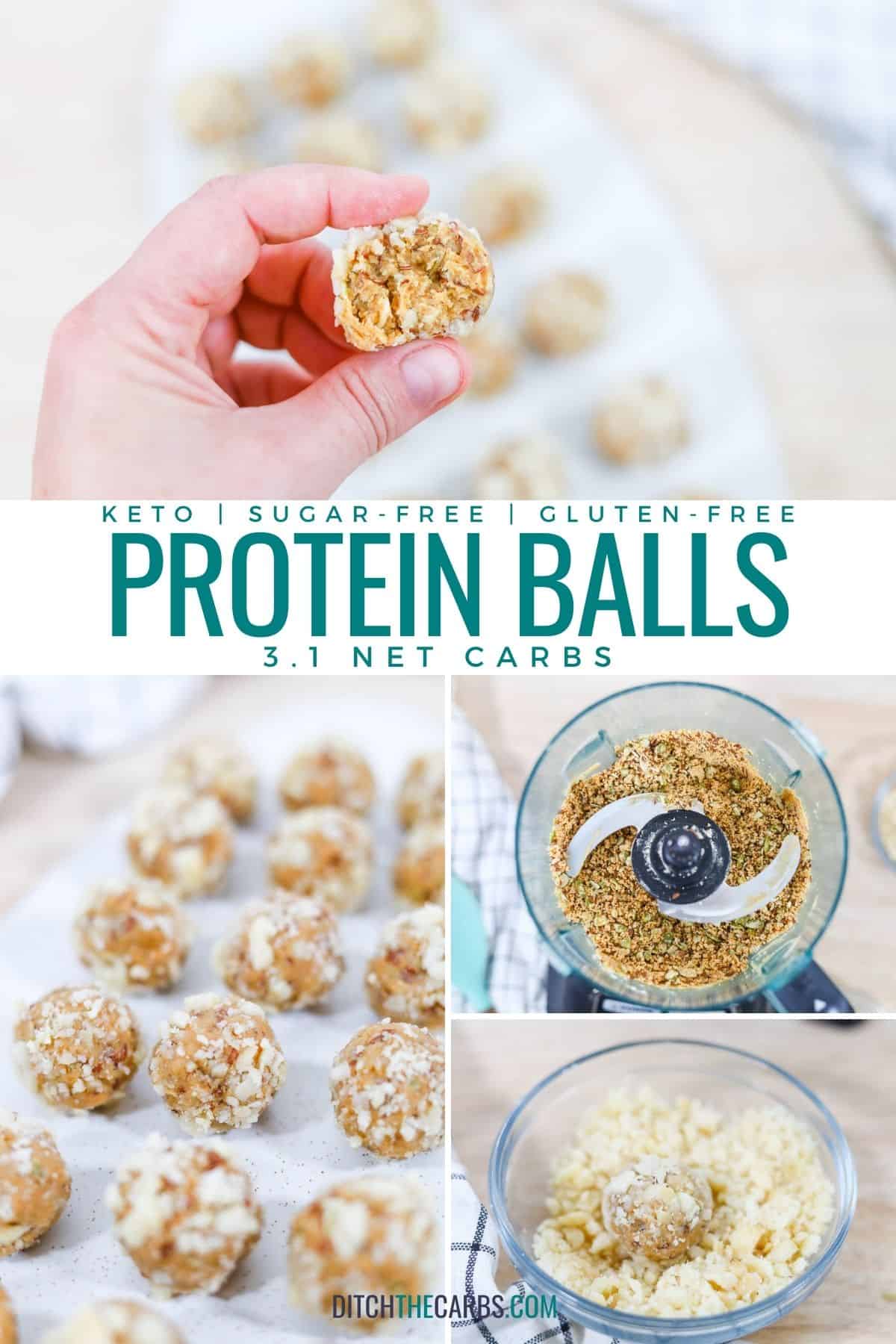 Quick Keto Protein Balls (No-Bake) - Thinlicious