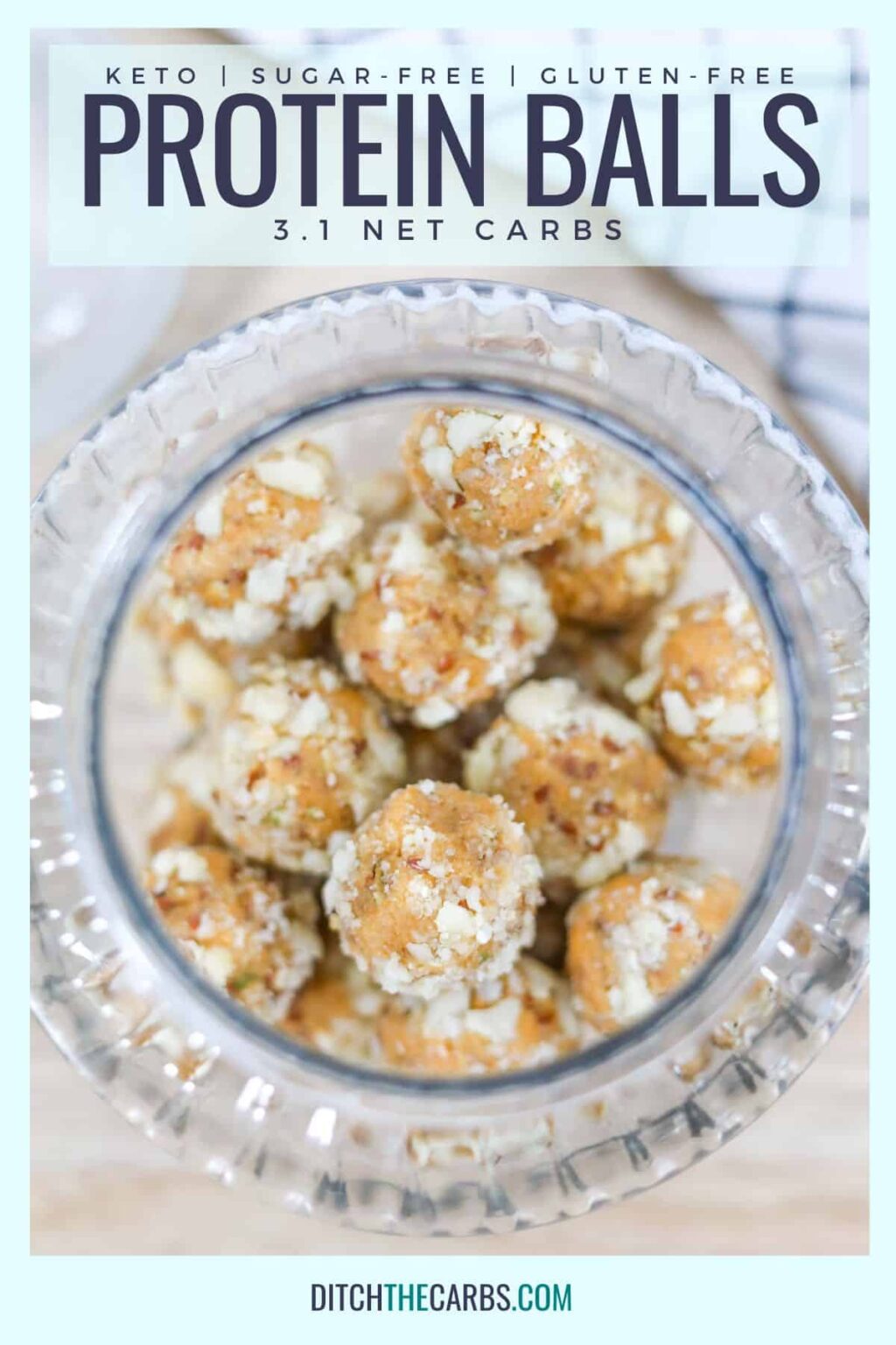 Quick Keto Protein Balls (No-Bake) - Thinlicious