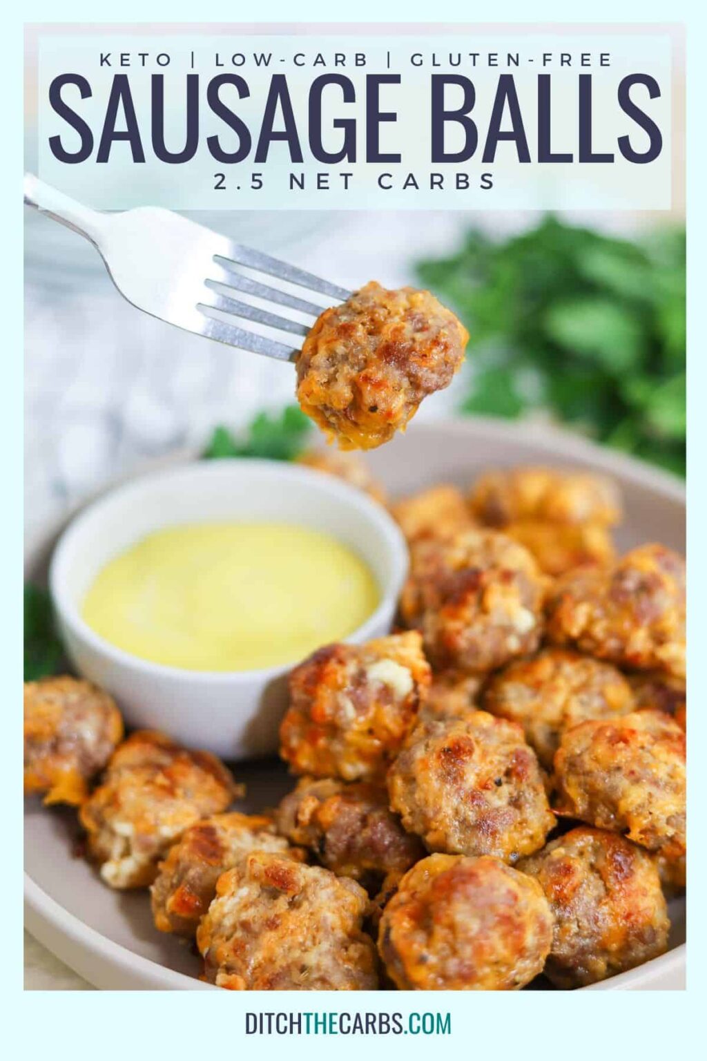 The Best Keto Sausage Balls - Thinlicious