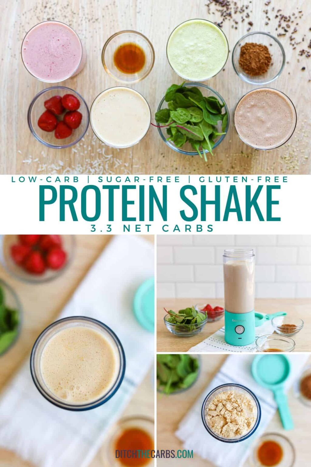 Build Your Own Perfect Low-Carb Protein Shake - Thinlicious