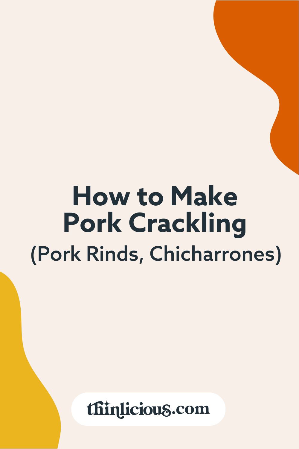 🐷 How To Make Pork Crackling (Pork Rinds, Chicharrones) - FAST