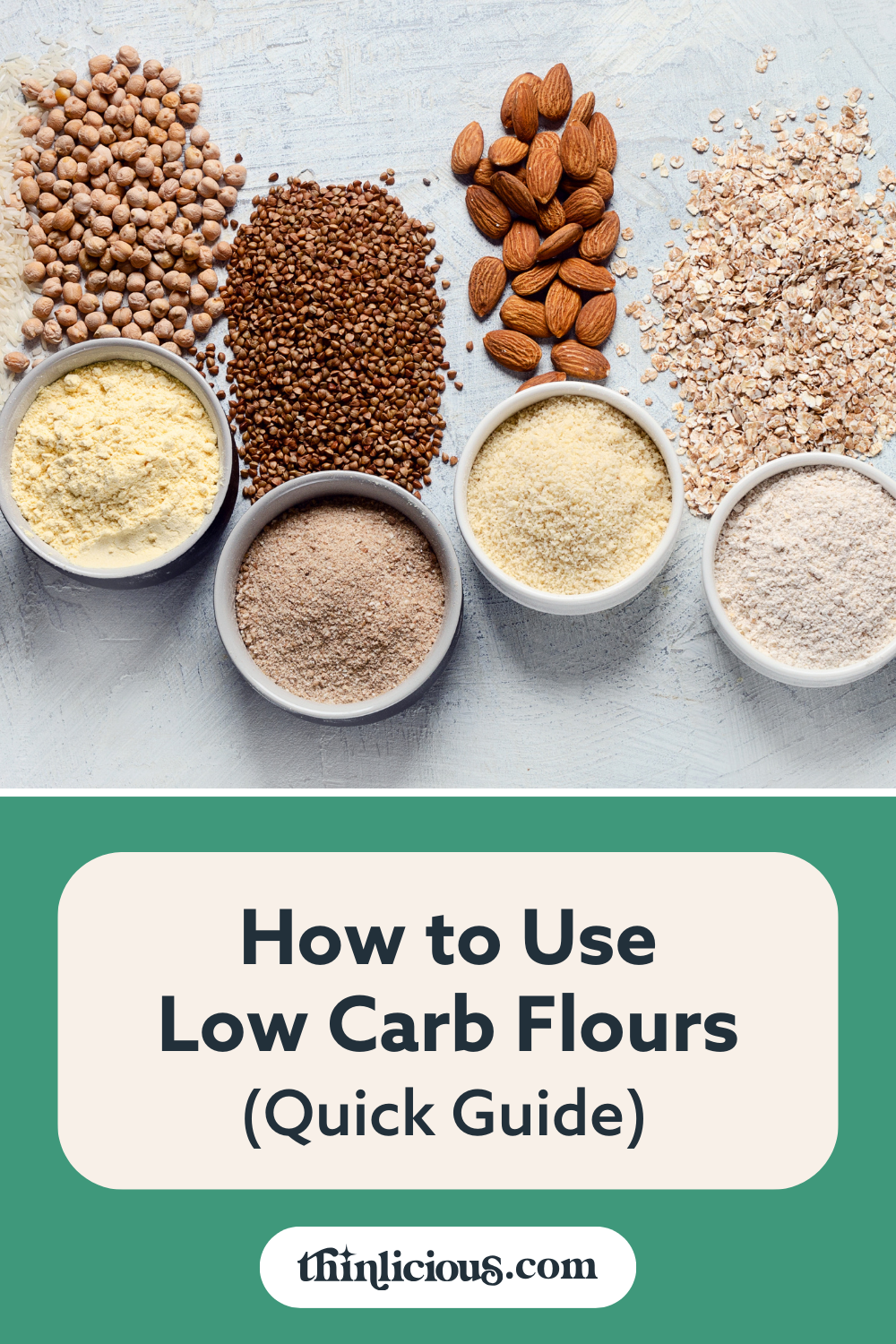 How To Use Low Carb Flours (Quick Guide) - Thinlicious
