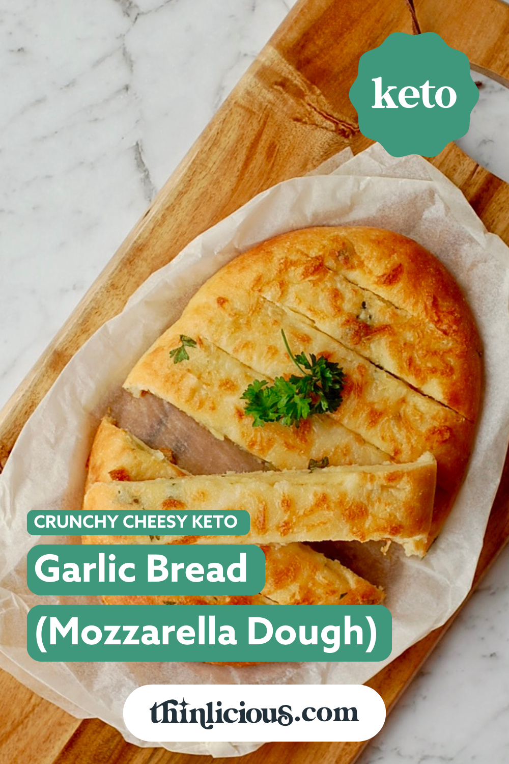 Best Keto Cheese Bread Loaf (Almond Flour Recipe) - Thinlicious