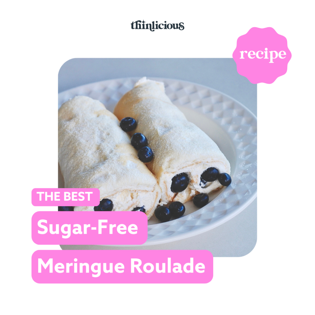 The Best Sugar-Free Meringue Roulade (Keto-Friendly) - Thinlicious