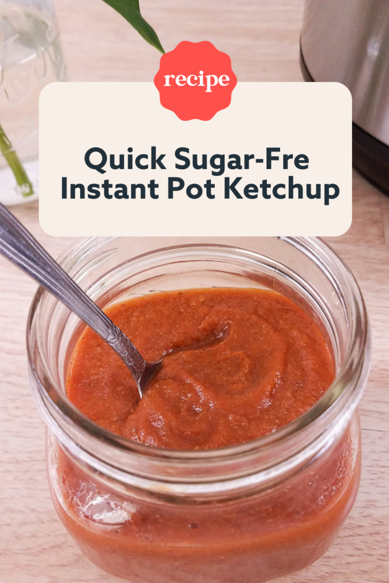 Quick Sugar-Free Instant Pot Ketchup (2.8G Net Carbs) - Thinlicious