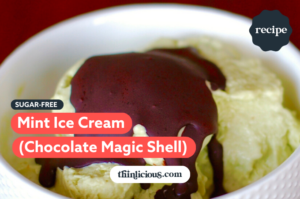 🍦 Sugar-Free Mint Ice Cream (Chocolate Magic Shell) - Dairy Free
