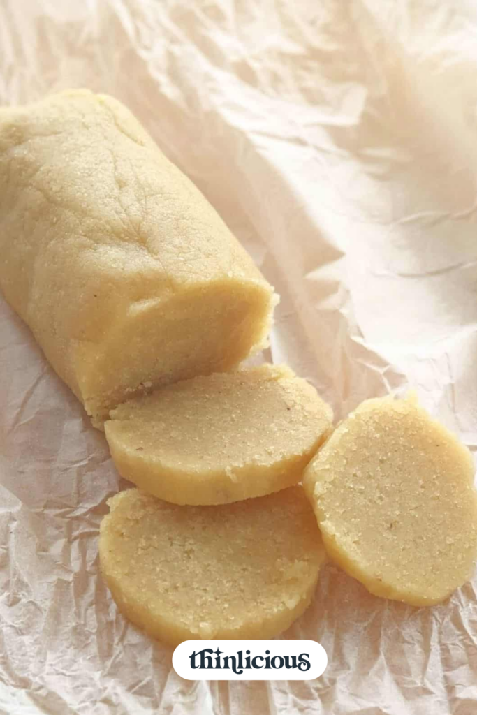 Easy Sweet Keto Sugar-Free Marzipan (Almond Paste) - only 3 ingredients