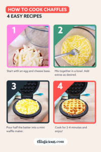 How To Make Chaffles 4 Ways (Free Cookbook) - Thinlicious