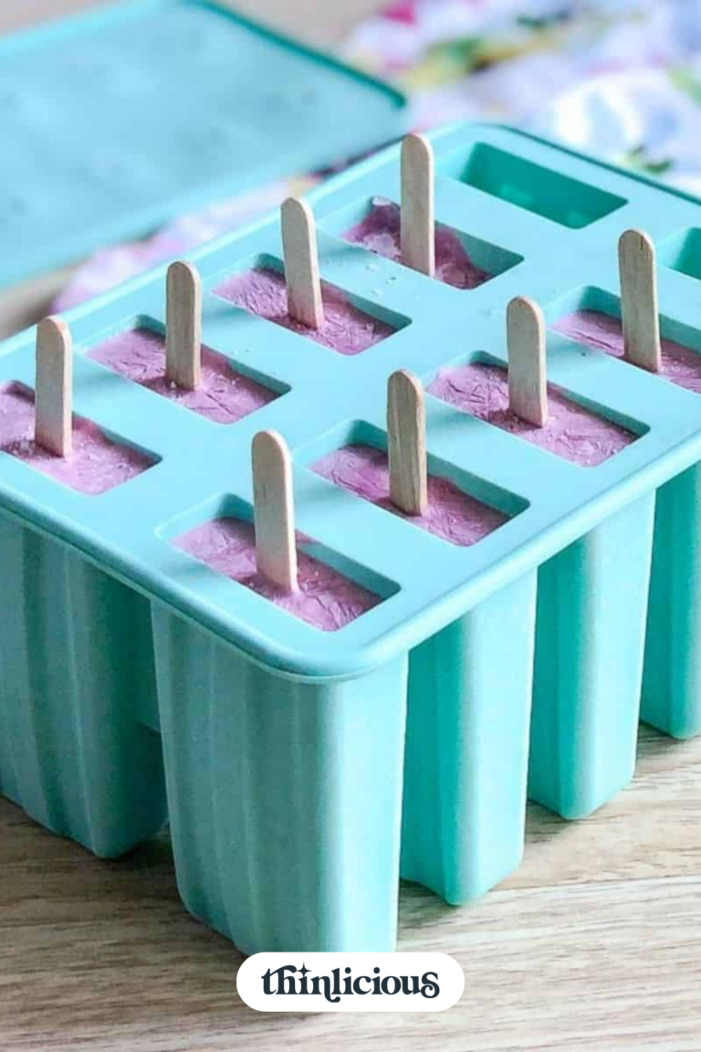 Quick Blender Sugar-Free Popsicles (Ice Pops) - Thinlicious
