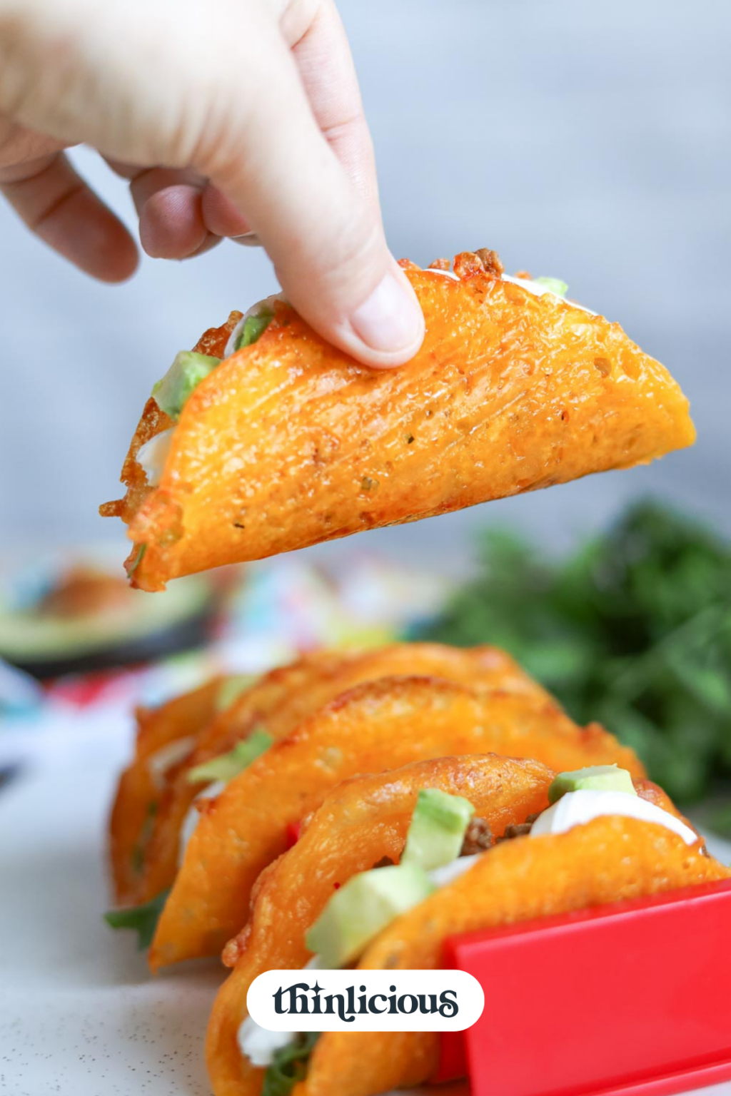 Best Crispy Keto Taco Shells (Cheese Taco Shells) - Thinlicious