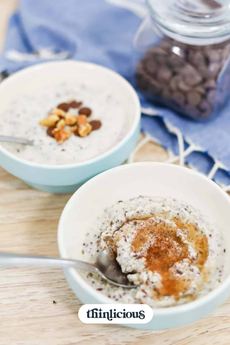Easy Low-Sugar Oatmeal Recipe (5-Ingredients) - Thinlicious